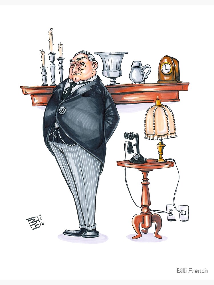 "The English Butler" Art Print by obillwon | Redbubble