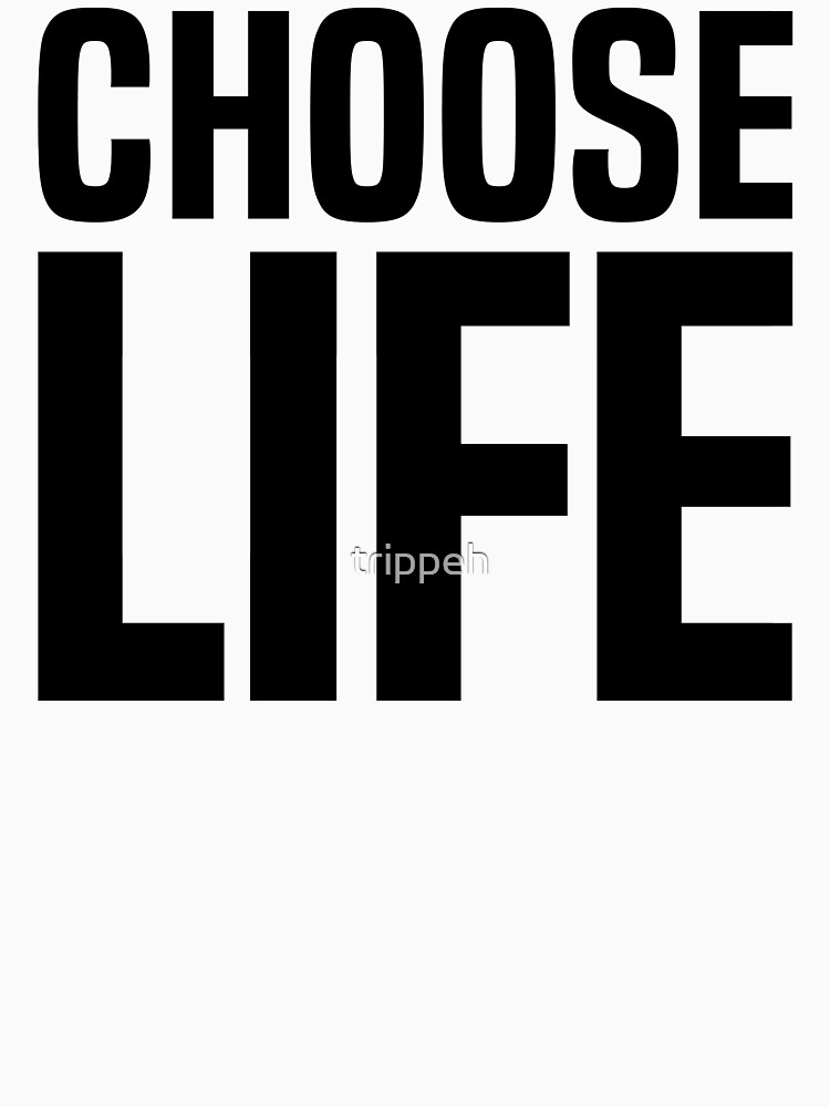 "Choose Life Retro / Vintage Music T Shirt" T-shirt for Sale by trippeh ...