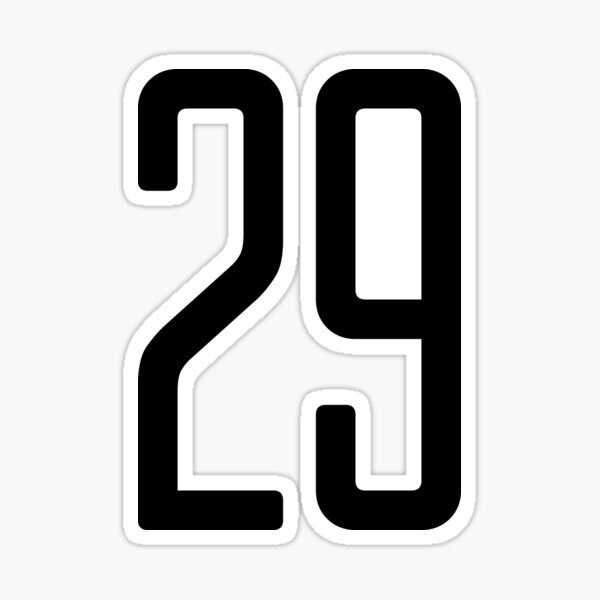 Number 29 Stickers | Redbubble