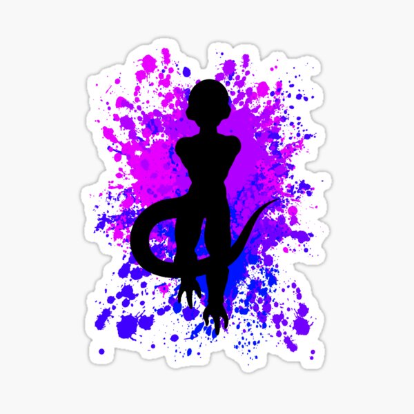 "Paint Splatter Anime Inspired Shirt" Sticker for Sale by JaneFlame ...