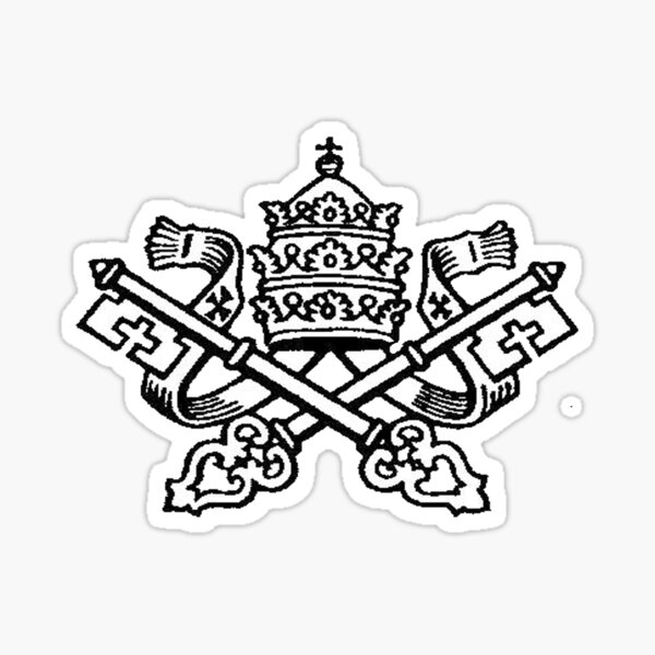 "Keys of Saint Peter" Sticker for Sale by sweenz7 | Redbubble