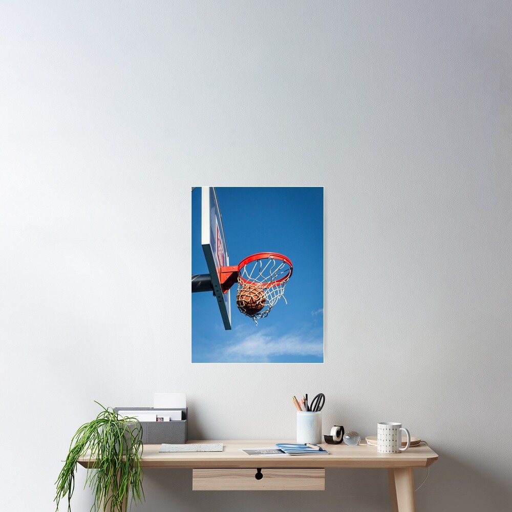 "Basketball Swish" Poster for Sale by denverfer | Redbubble