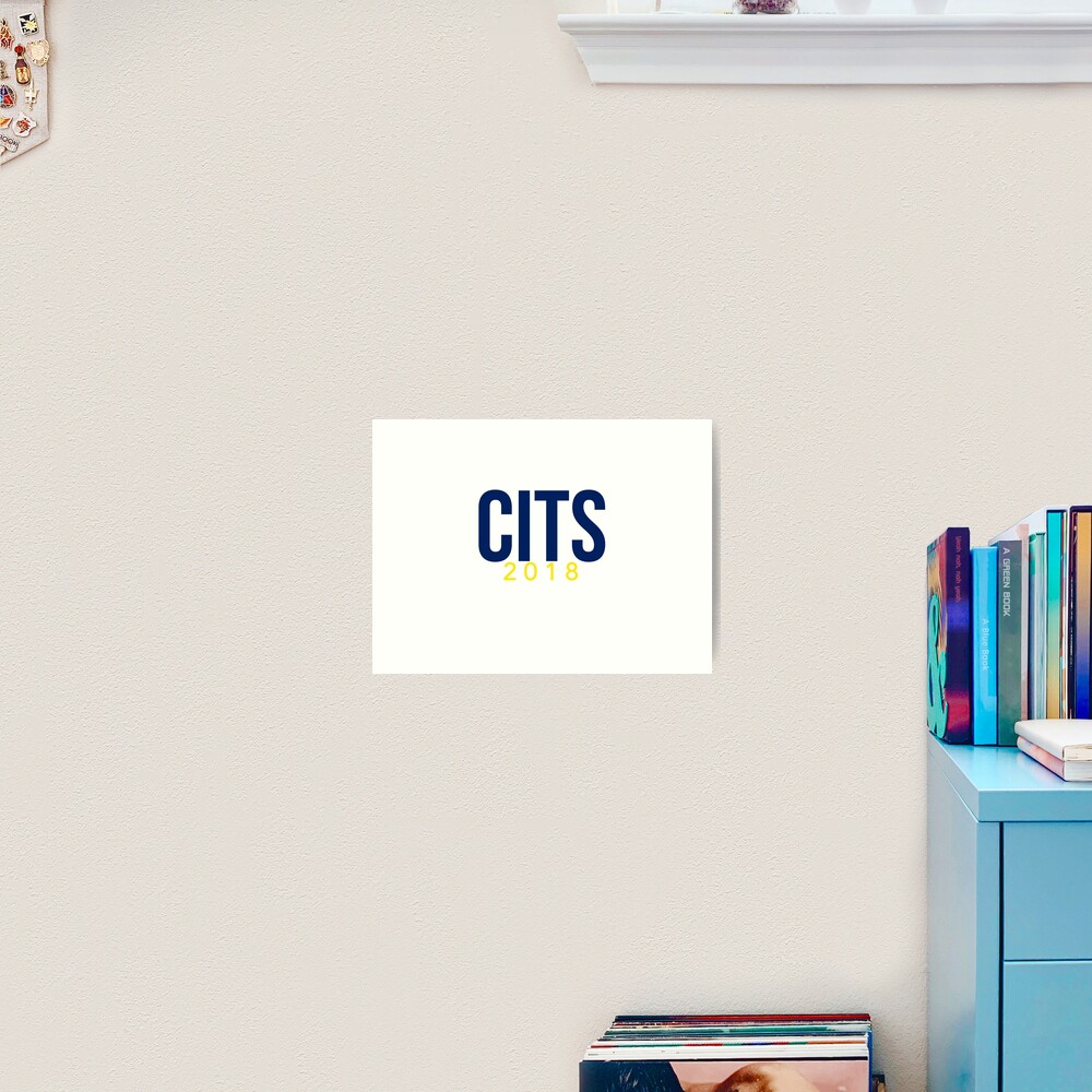 "CITS 2018" Sticker for Sale by drewsandler | Redbubble