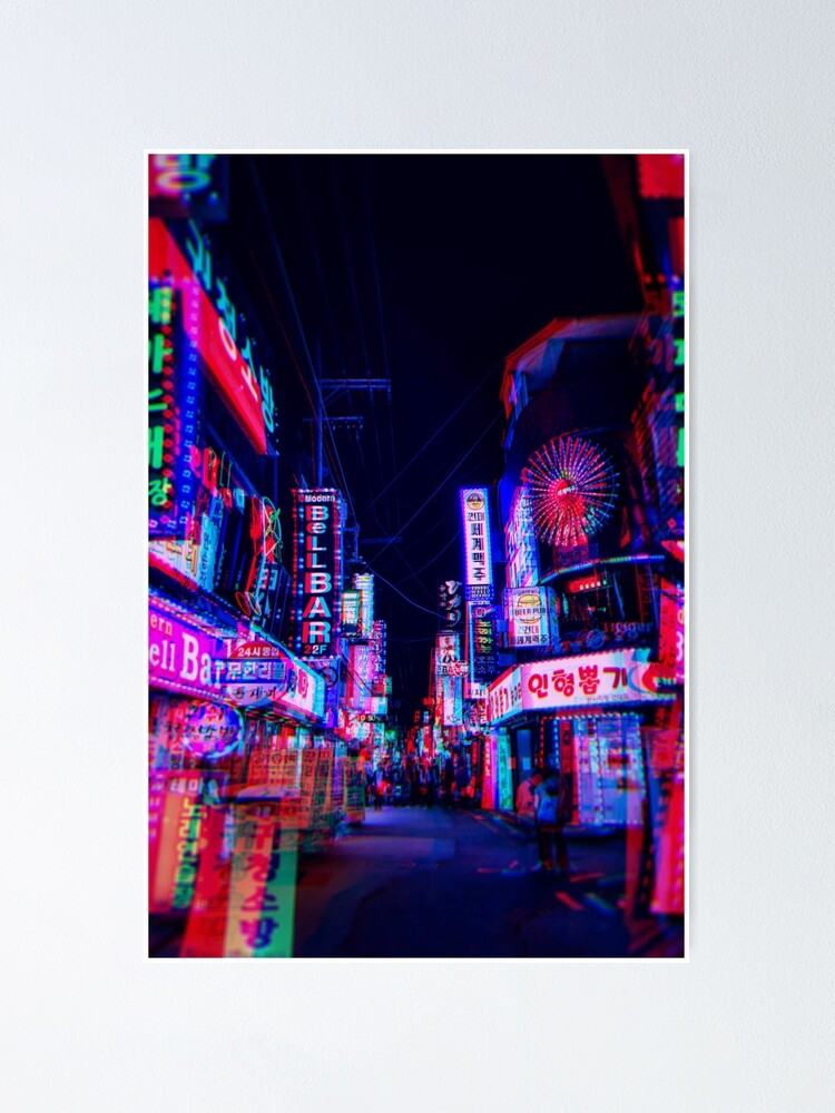"lsd nights" Poster for Sale by calinedesign | Redbubble