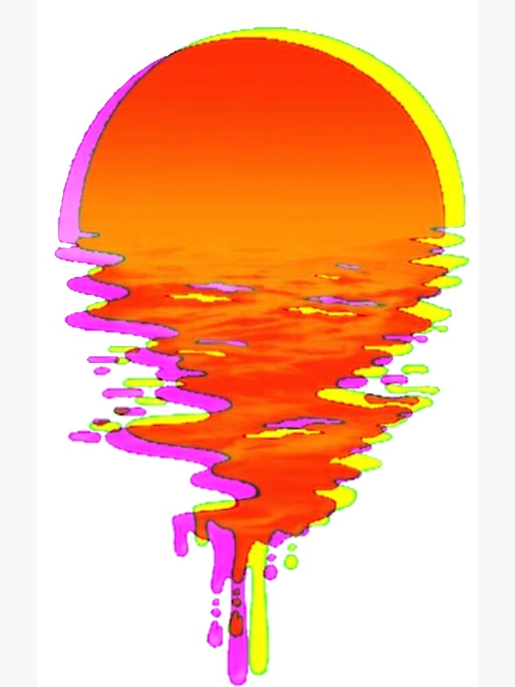 "Melting Sun" Poster for Sale by kalani21gs | Redbubble