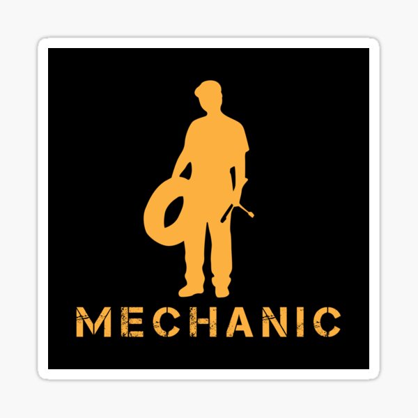 "Mechanic" Sticker for Sale by URBANBOX | Redbubble