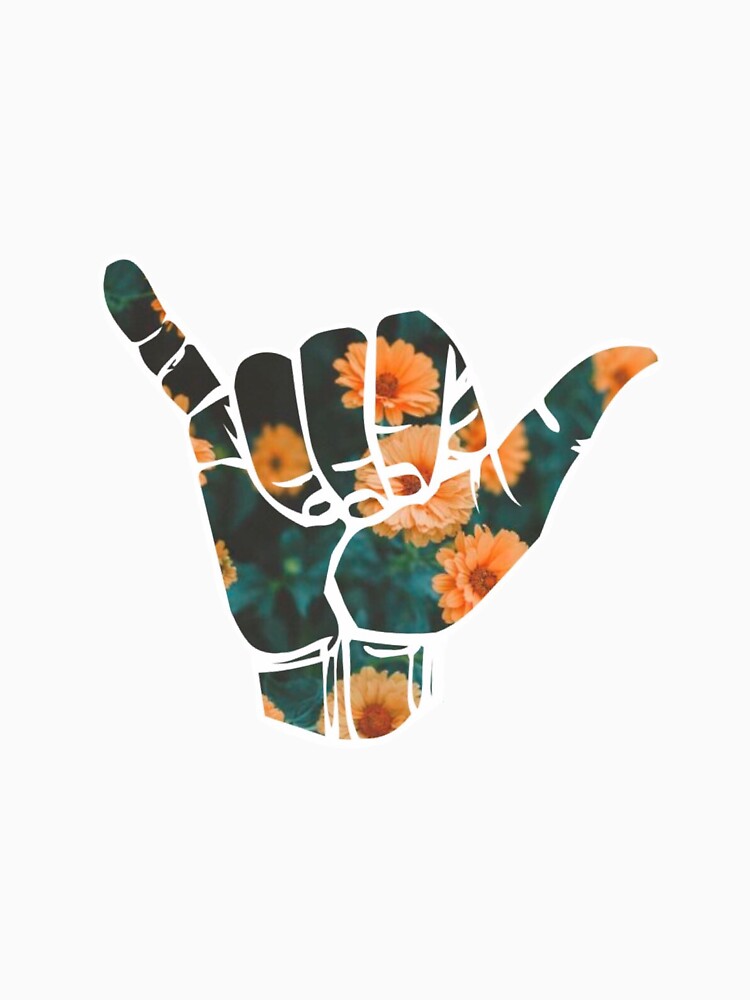 "Yellow Flower Shaka" T-shirt by sluggishsloth | Redbubble