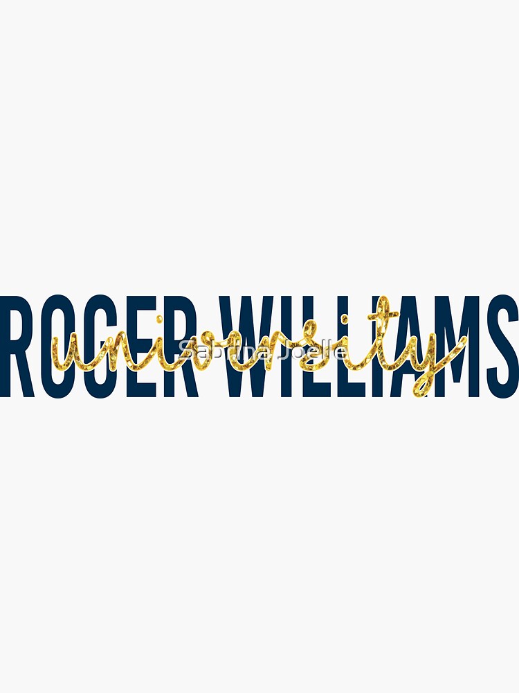 "Roger Williams University glitter" Sticker for Sale by Sabrinajoelle ...