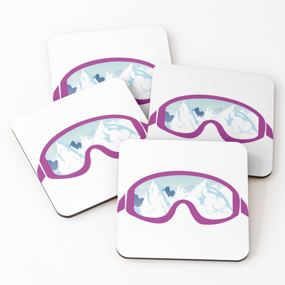 "Ski Goggle Mountain Icon" Sticker for Sale by sendithomie | Redbubble