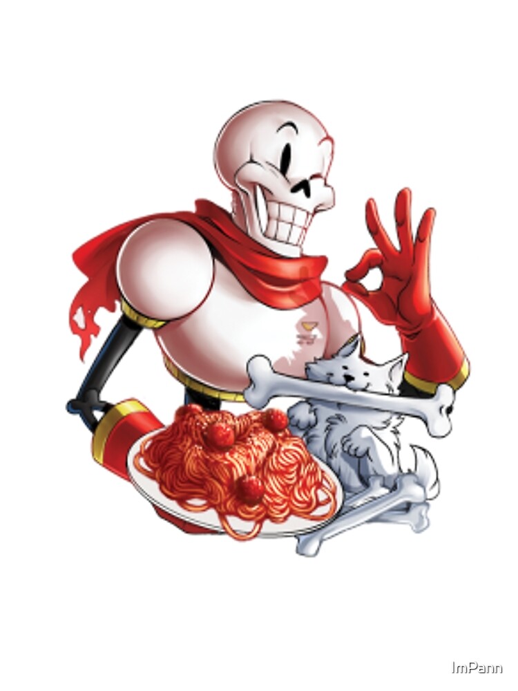 "Papyrus Undertale Spaghetti" Poster by ImPann | Redbubble