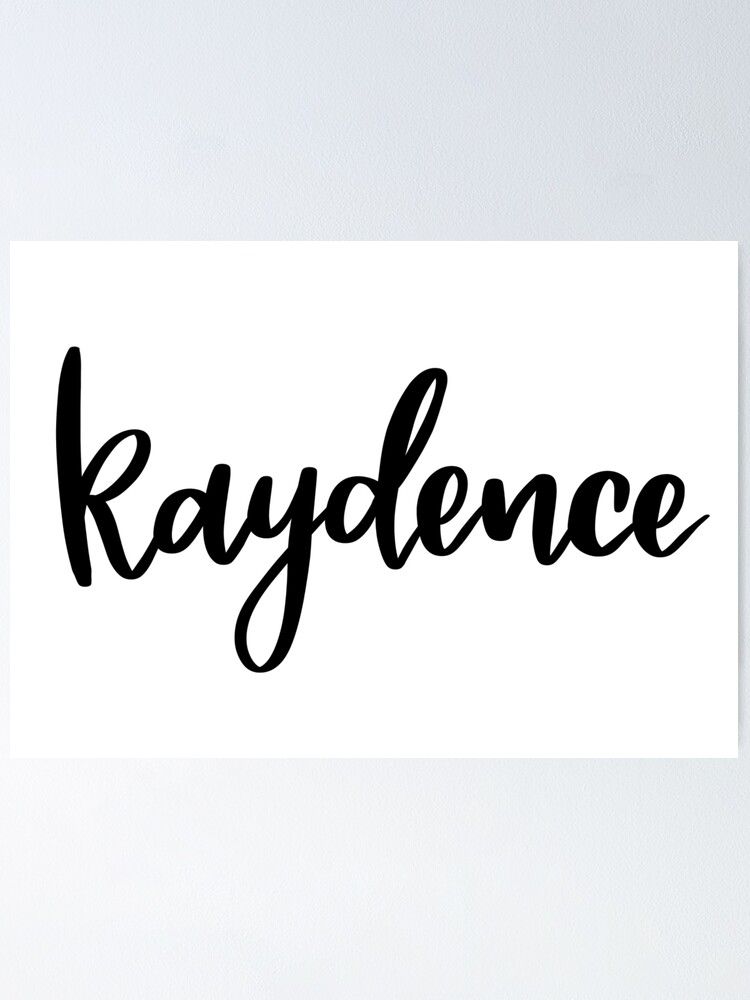 "Kaydence " Poster for Sale by ellietography | Redbubble