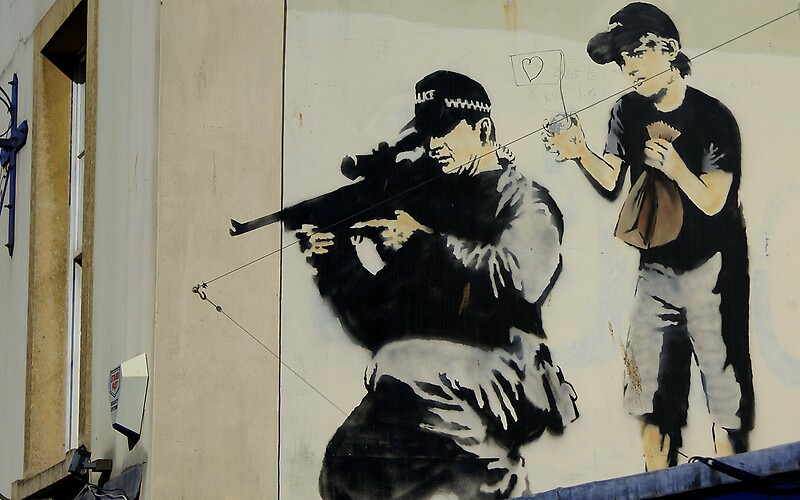 "Banksy Sniper" by Kiwikiwi | Redbubble