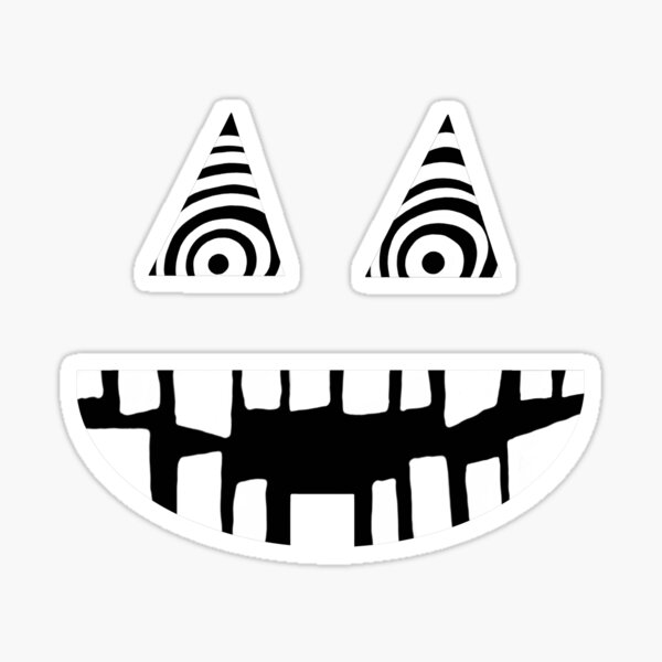 "Creepy Face" Sticker by HollyPrice | Redbubble