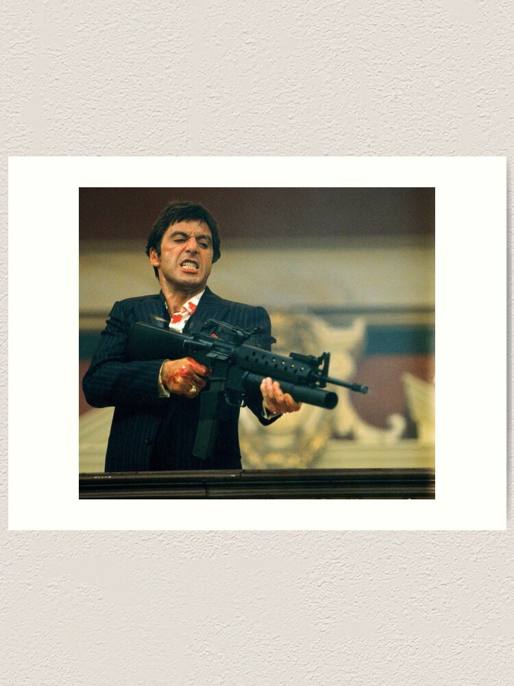 "Scarface" Art Print by dwilliams5391 | Redbubble