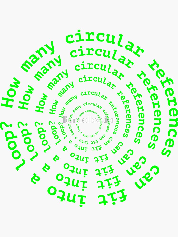 "Loop Tech Joke" Sticker for Sale by lbmcollection | Redbubble