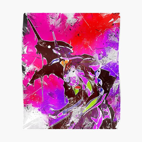 "Neon Genesis Evangelion - Unit One" Poster by Inspyrall | Redbubble