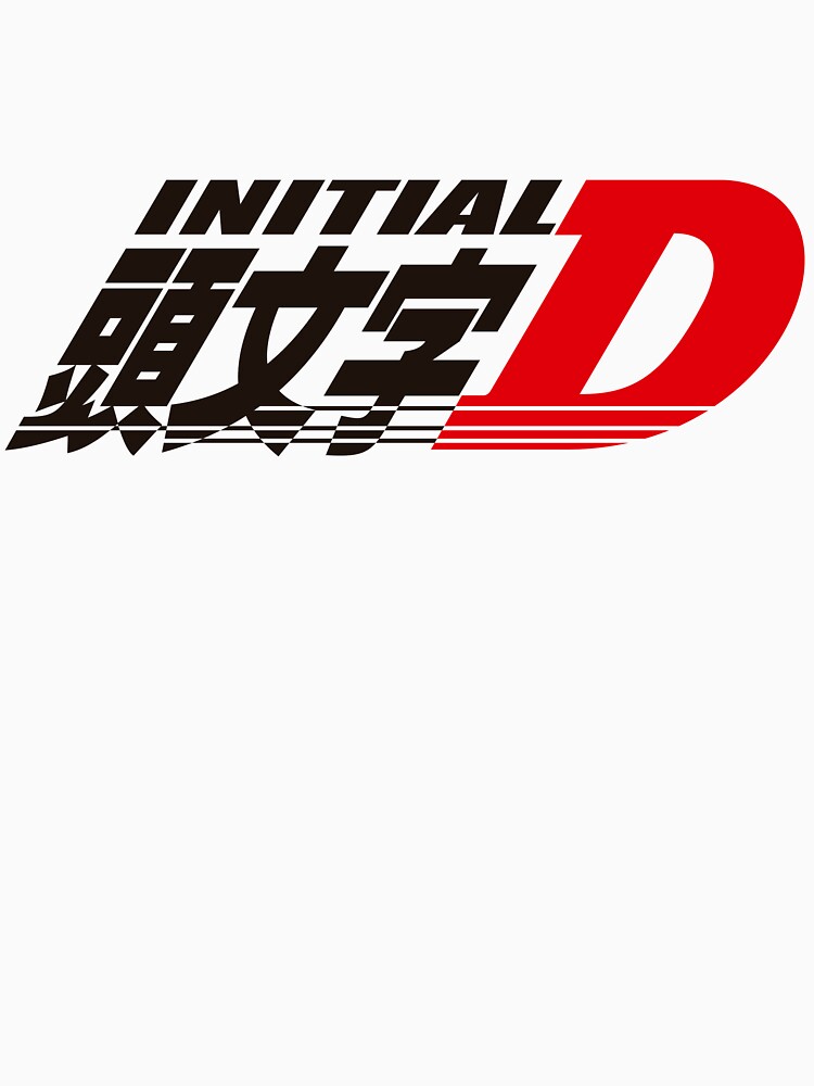 "Initial D logo" T-shirt for Sale by nintendino | Redbubble | anime t ...
