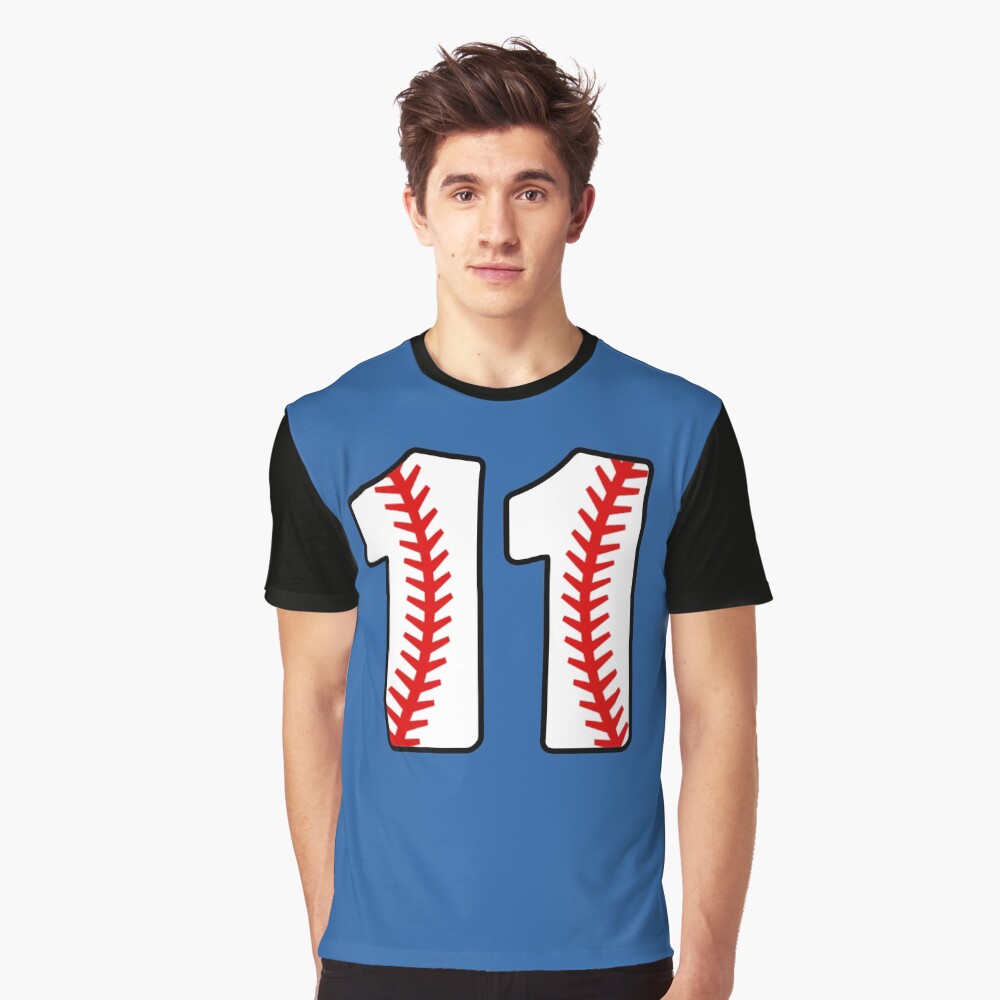 "Number 11 Baseball #11" Sticker for Sale by melsens | Redbubble