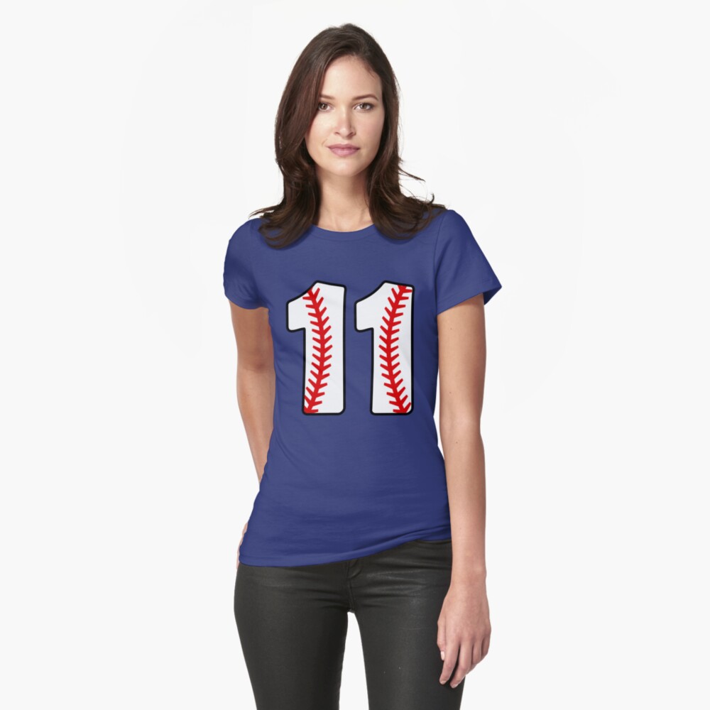 "Number 11 Baseball #11" Sticker for Sale by melsens | Redbubble