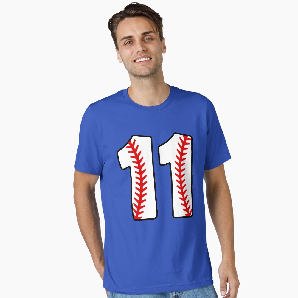 "Number 11 Baseball #11" Sticker for Sale by melsens | Redbubble