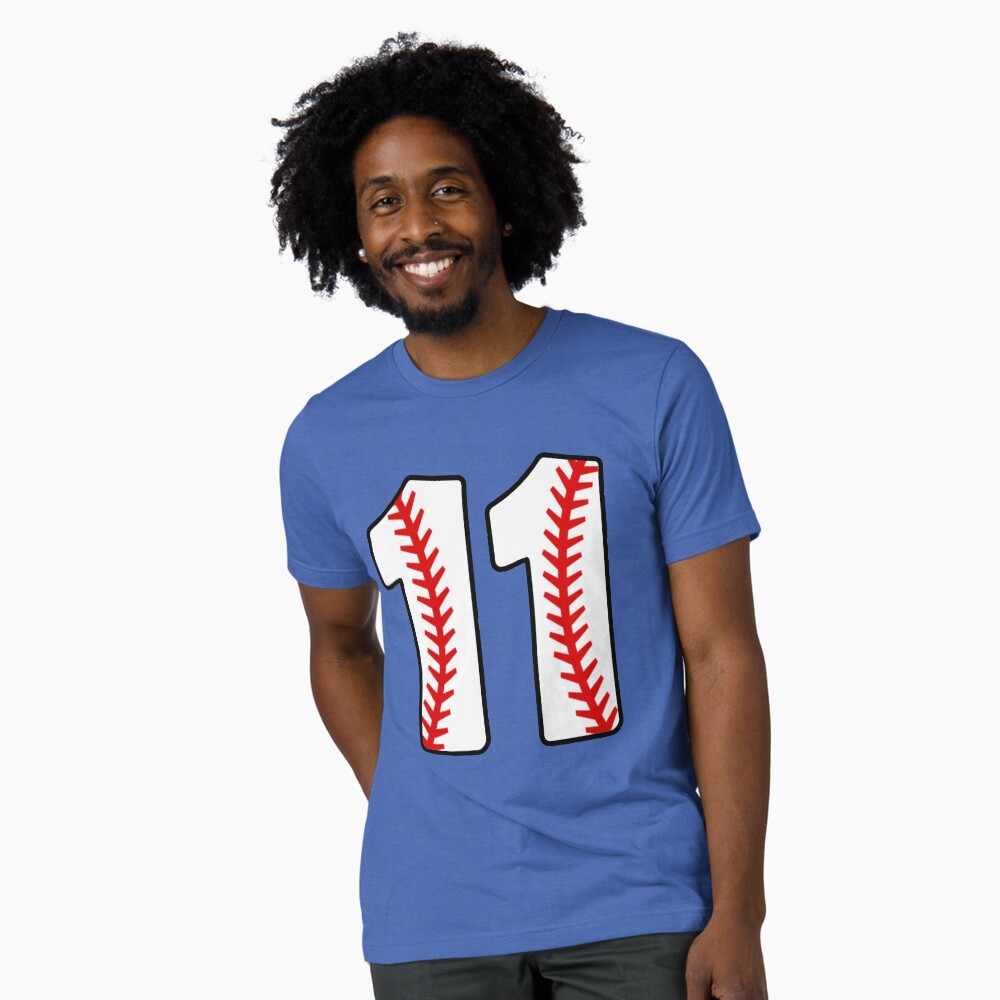"Number 11 Baseball #11" Sticker for Sale by melsens | Redbubble