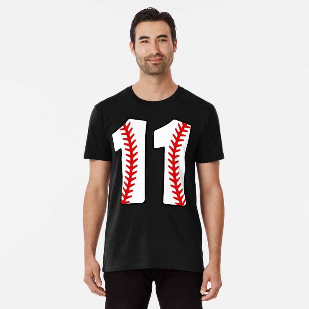 "Number 11 Baseball #11" Sticker for Sale by melsens | Redbubble