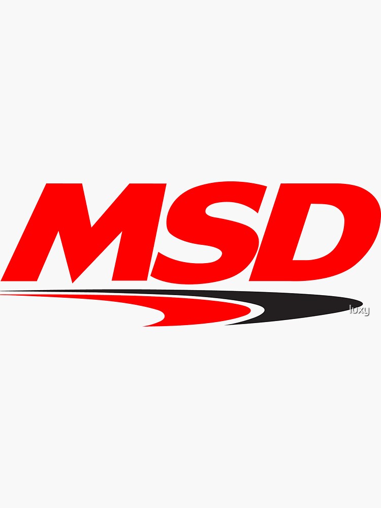 "Classic spark MSD" Sticker for Sale by luxy | Redbubble