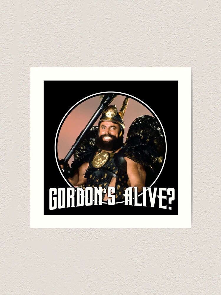 "Gordon’s Alive? - Inspired by Flash Gordon" Art Print by WonkyRobot ...