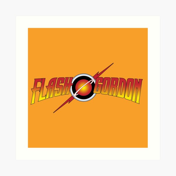 "Flash Gordon Logo" Art Print by WonkyRobot | Redbubble