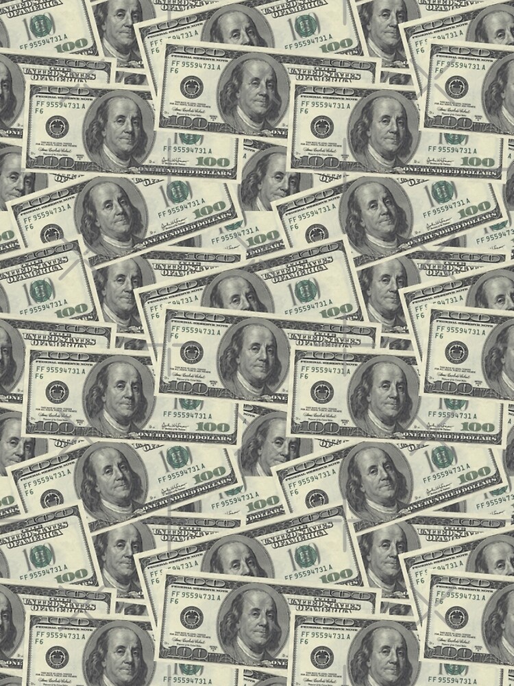 "$100 Dollar Bills Texture" Graphic T-Shirt Dress for Sale by ...