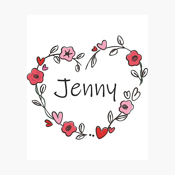 "My name is Jenny" Photographic Print for Sale by oleo79 | Redbubble