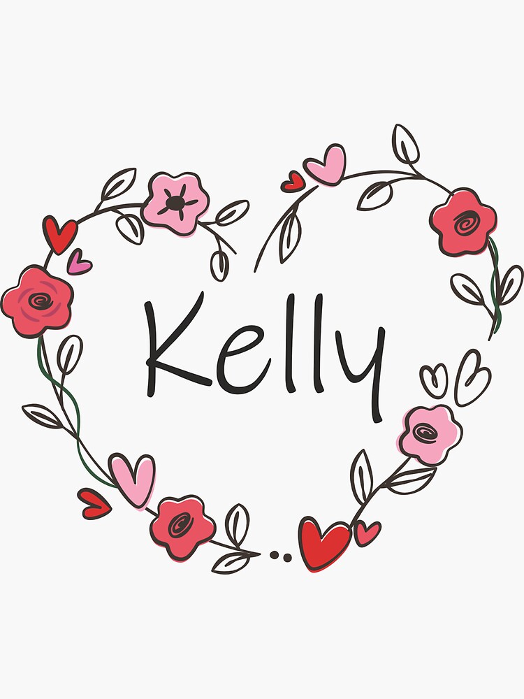 "My name is Kelly" Sticker for Sale by oleo79 | Redbubble