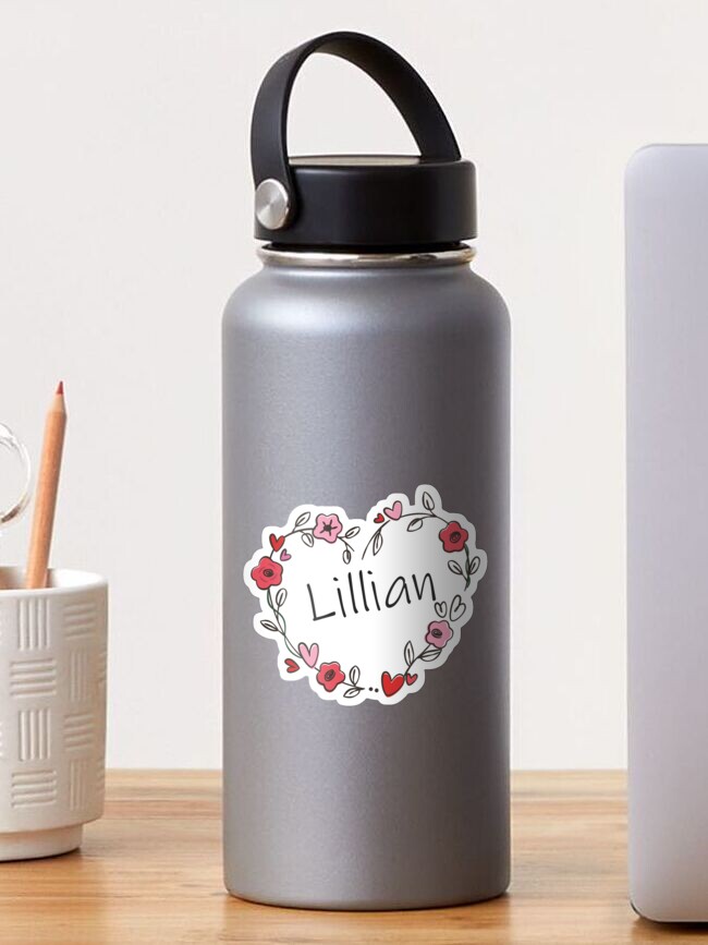 "My name is Lillian" Sticker for Sale by oleo79 | Redbubble
