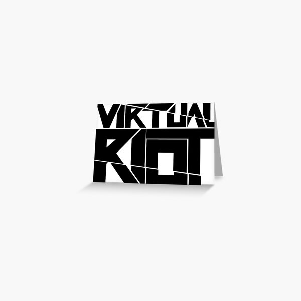 "Virtual Riot Logo" Greeting Card by TheDarkKRONOS | Redbubble