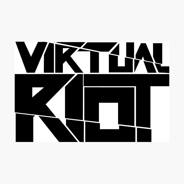 "Virtual Riot Logo" Photographic Print by TheDarkKRONOS | Redbubble