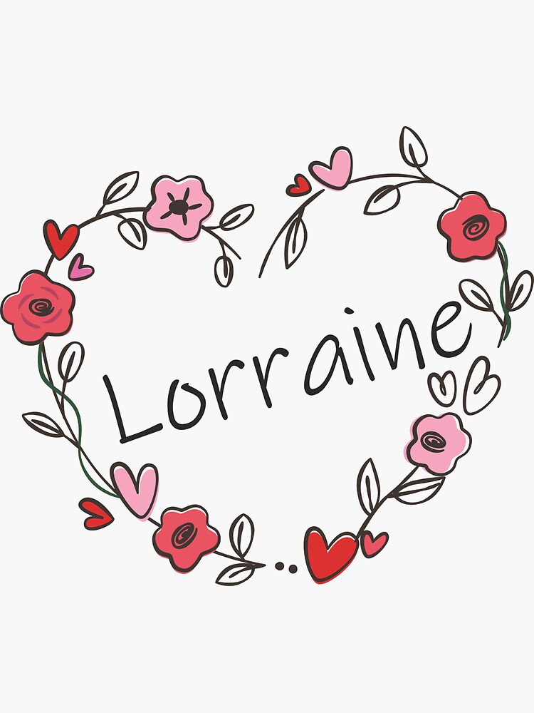 "My name is Lorraine" Sticker for Sale by oleo79 | Redbubble