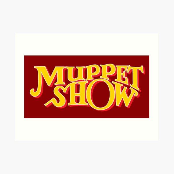"The Muppet Show Logo" Art Print by UnconArt | Redbubble