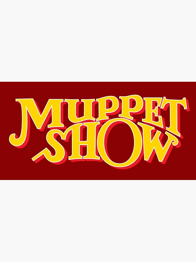 "The Muppet Show Logo" Art Print by UnconArt | Redbubble