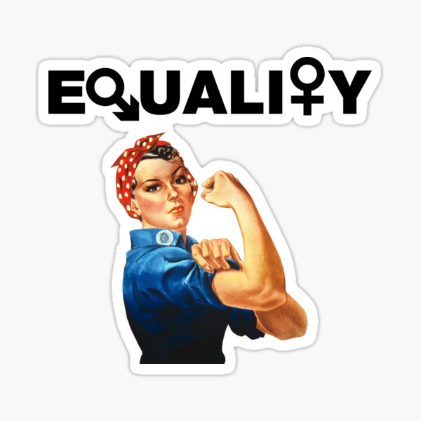 "Women's Equality" Sticker for Sale by Coastal-Designs | Redbubble