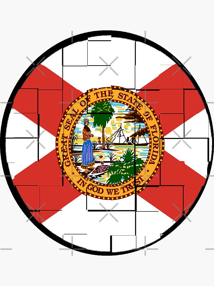 "The Florida Seal" Sticker by NINUNO | Redbubble