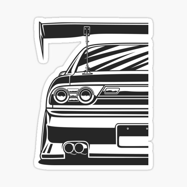 "180sx / 200sx / 240sx Silvia S13" Sticker for Sale by OlegMarkaryan ...