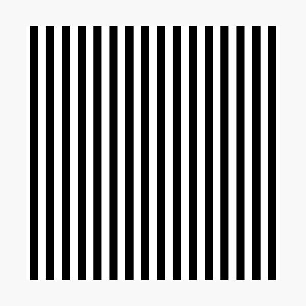 "Small Black and White Football / Soccer Referee Stripes" Photographic ...