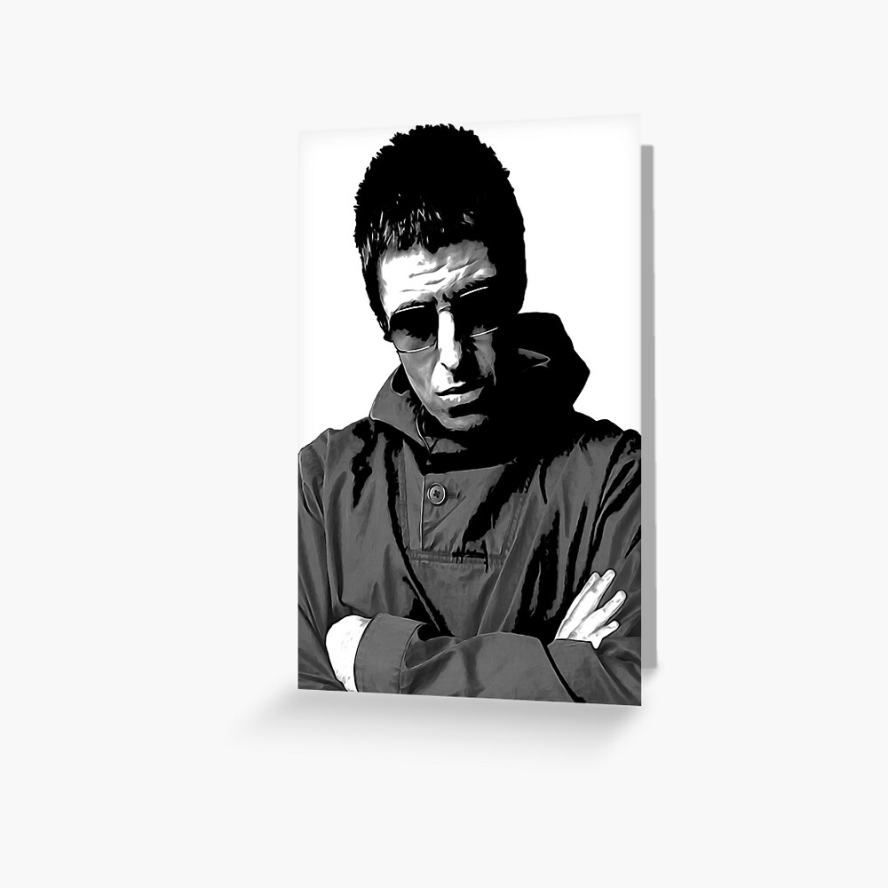 "Liam Gallagher #3" Greeting Card by sisusisu | Redbubble