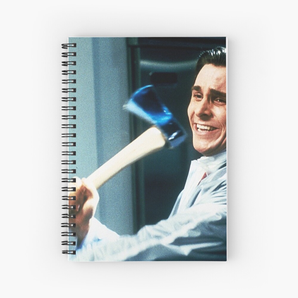 "American Psycho" Spiral Notebook by dwilliams5391 | Redbubble