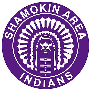 "Shamokin Area Indians Circle Logo" Sticker for Sale by COALREGIONTEAMS ...