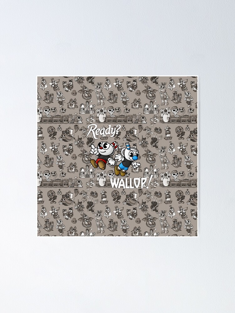 "Ready? WALLOP!" Poster for Sale by redpawdesigns | Redbubble
