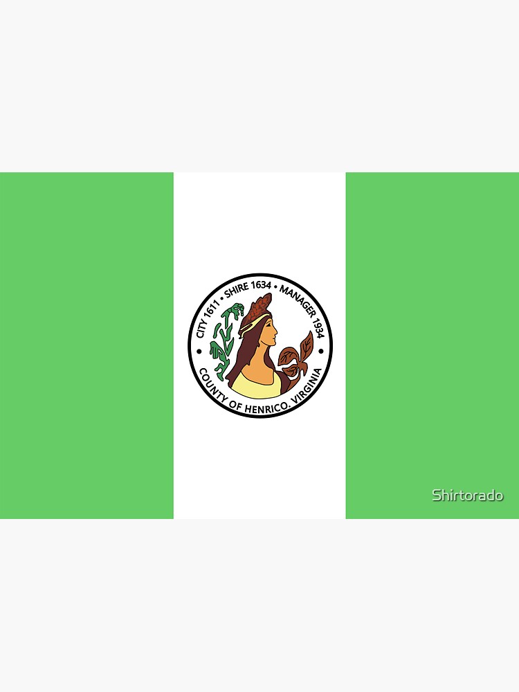 "Flag of the County of Henrico (1984) - Flag Merch" Sticker for Sale by ...