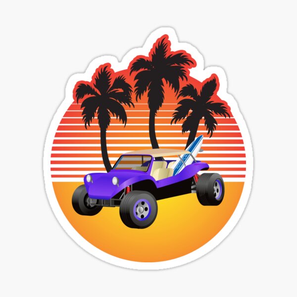 Dune Buggy Stickers | Redbubble