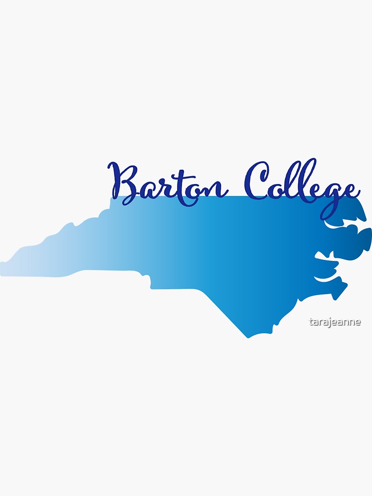 "Barton College" Sticker by tarajeanne | Redbubble