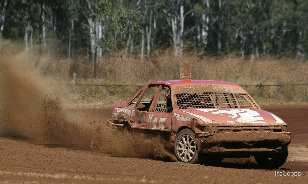 "Dust Bath. Mareeba Speedway" by ItsCoops | Redbubble